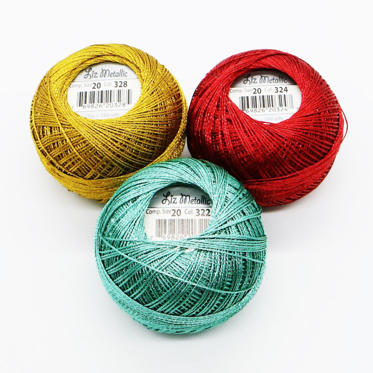 Lizbeth Metallic Crochet Cotton – Cottons & Crafts